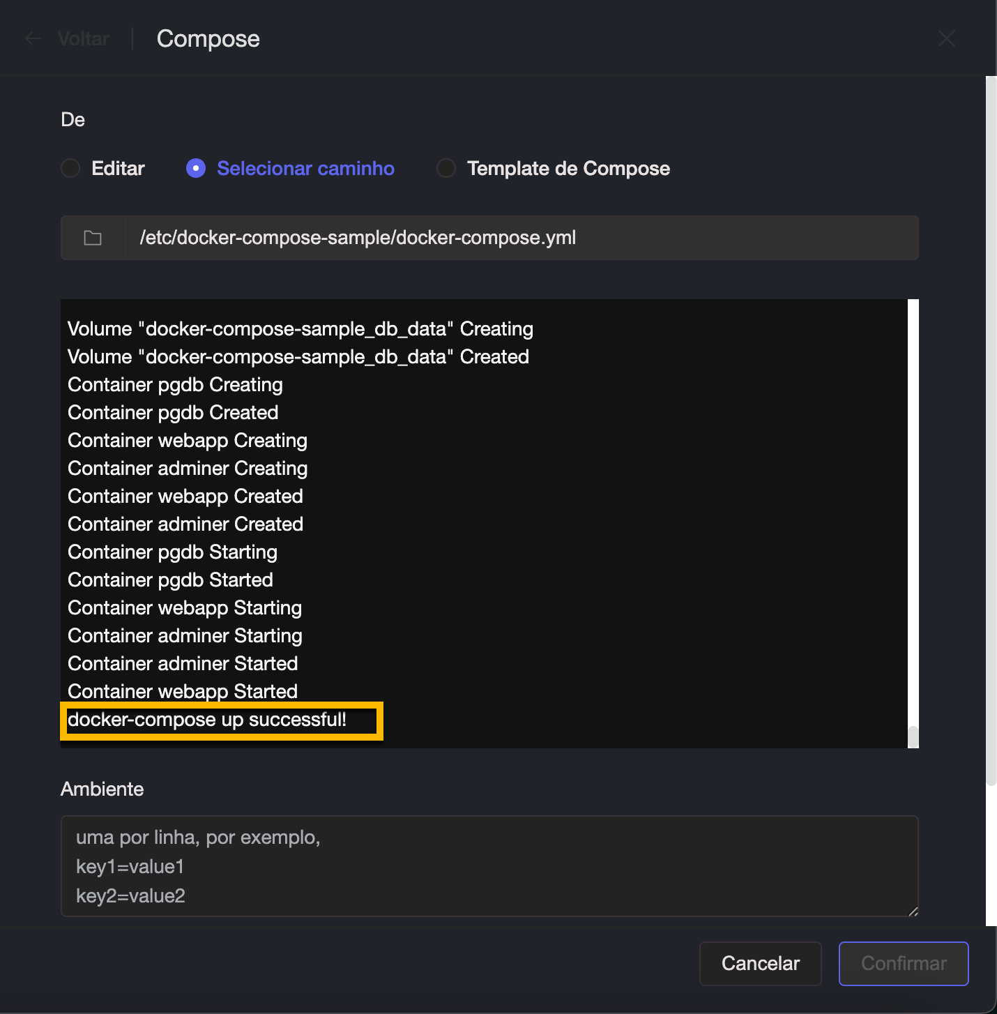 Gerenciamento de Arquivos Docker Compose | iContainer