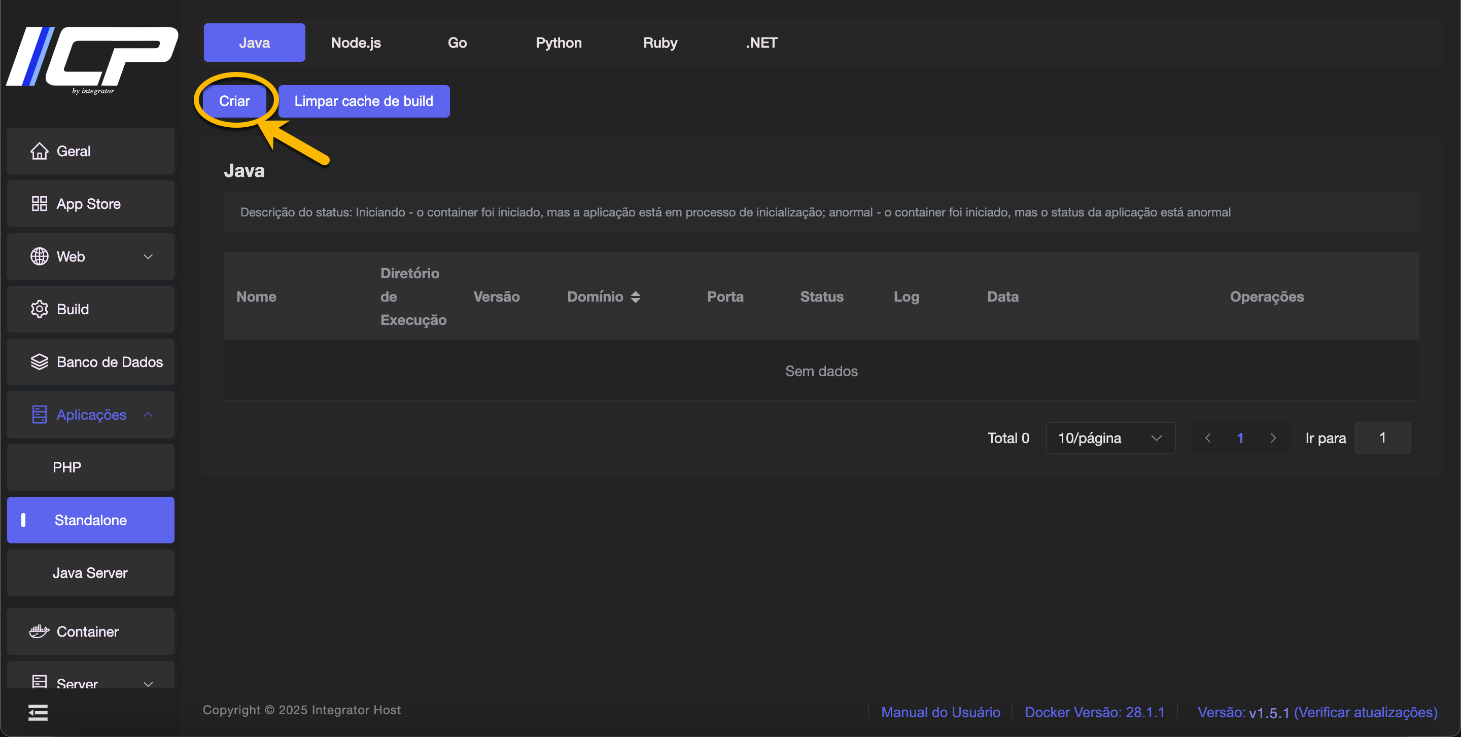 Como instalar o Java Standalone / Spring Boot com variáveis de ambiente | iContainer
